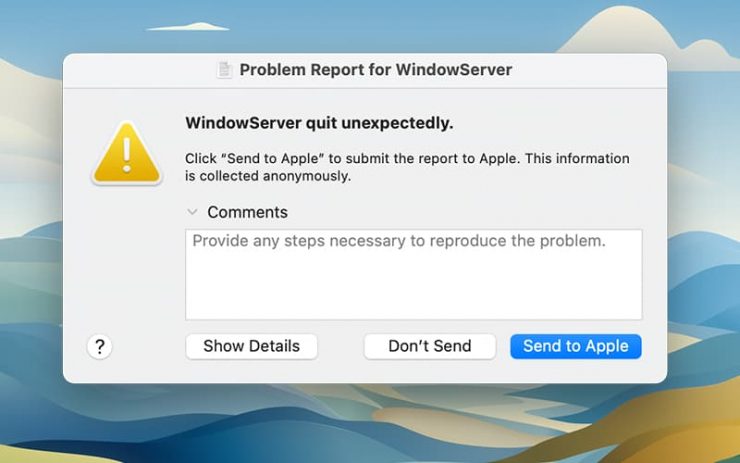 "WindowServer quit unexpectedly" warning: Identifying triggers and solutions for macOS stability ...